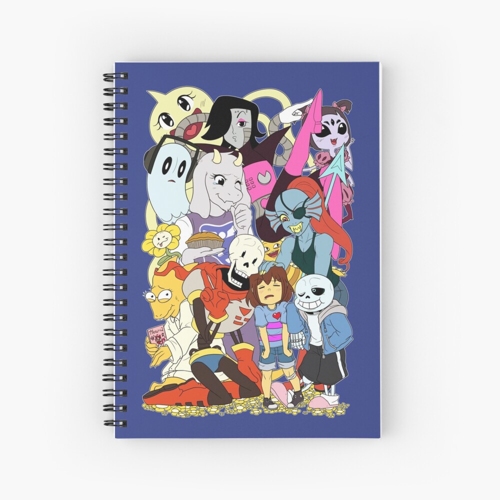 "Undertale" Spiral Notebook by LovelyKouga | Redbubble