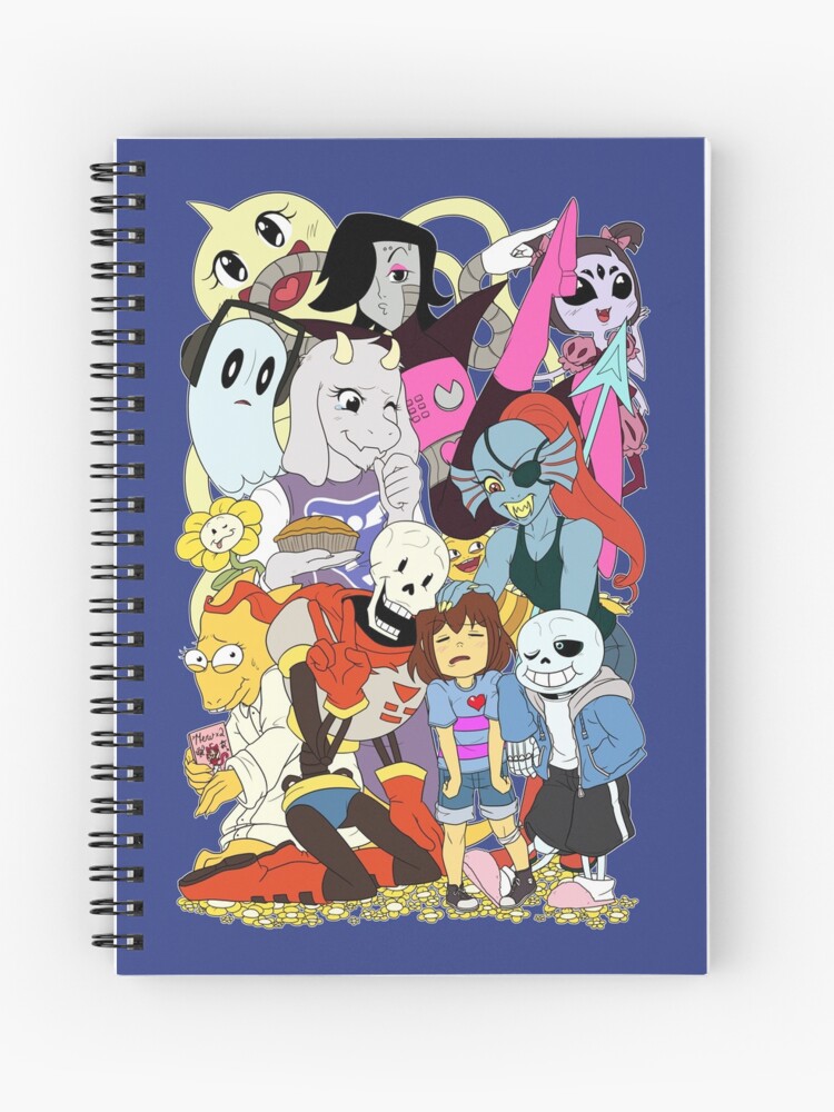 "Undertale" Spiral Notebook for Sale by LovelyKouga | Redbubble