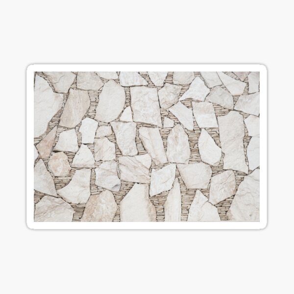 "Rustic Loft Stone Wall #1 #wall #decor #art " Sticker for Sale by ...