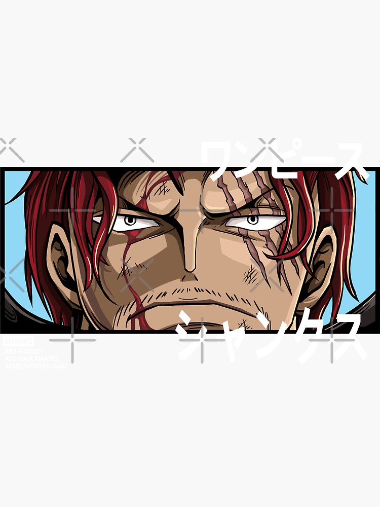 "Shanks - Typo" Sticker for Sale by Animics | Redbubble