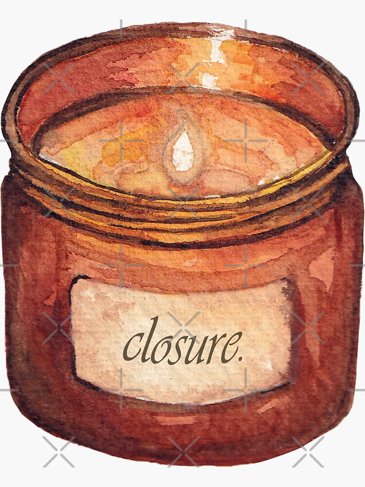 "closure." Sticker for Sale by Rosenvolk | Redbubble