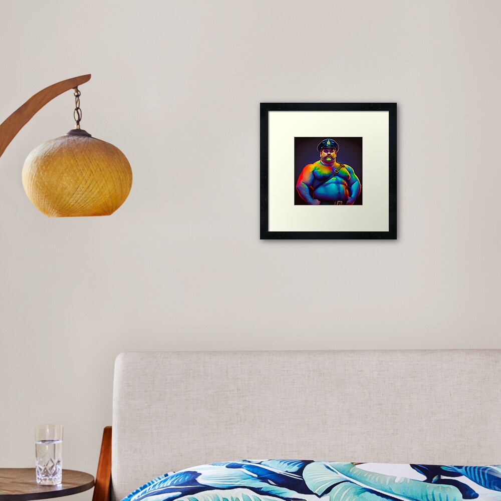 "Rainbow Cop" Art Board Print for Sale by chasersnkphotos | Redbubble