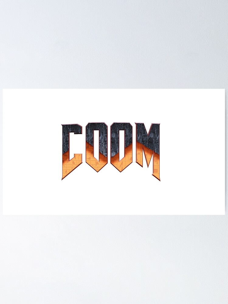 "COOM" Poster for Sale by Sketchfiles | Redbubble