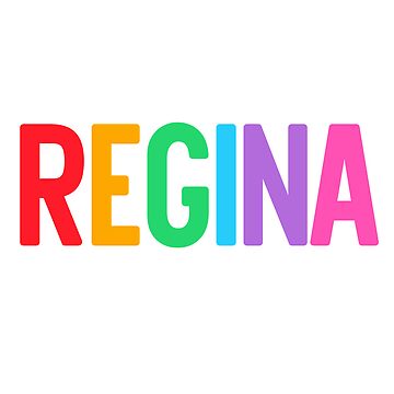 "Regina Name" Sticker for Sale by A-Personalised | Redbubble