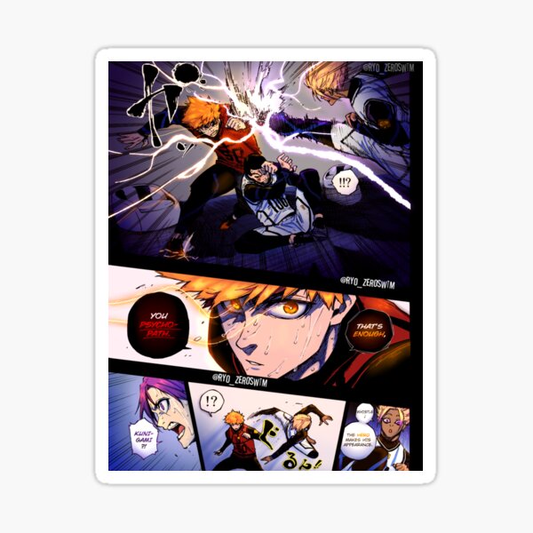 "Rensuke Kunigami blue lock" Sticker for Sale by Siira161 | Redbubble