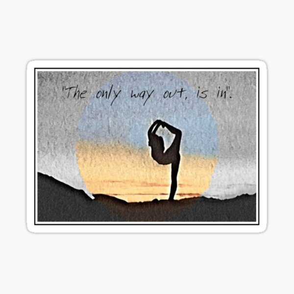 "Asanas III " Sticker for Sale by HobbyTees0201 | Redbubble