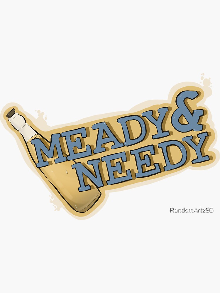 "Mead Sticker" Sticker for Sale by RandomArtz95 | Redbubble