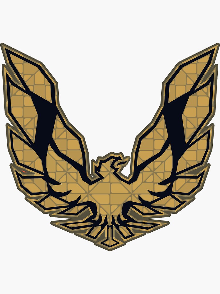 "Minimalistic Abstract Trans Am Logo" Sticker for Sale by PoormanToast ...