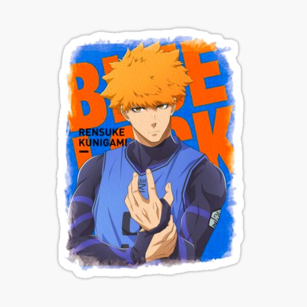"Rensuke Kunigami blue lock" Sticker for Sale by Siira161 | Redbubble