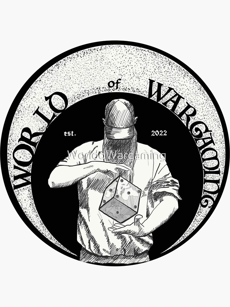 "World of Wargaming Logo" Sticker for Sale by WorldoWargaming | Redbubble