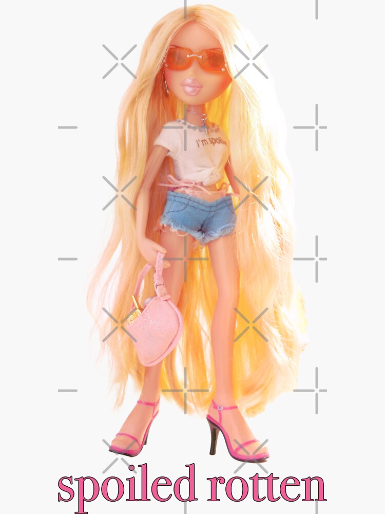 "Bratz Y2K Cloe Doll Spoiled Rotten" Sticker for Sale by malinah ...