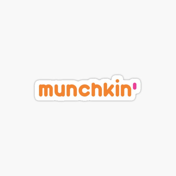 "dnkn munchkin orange" Sticker for Sale by HannahWoody | Redbubble