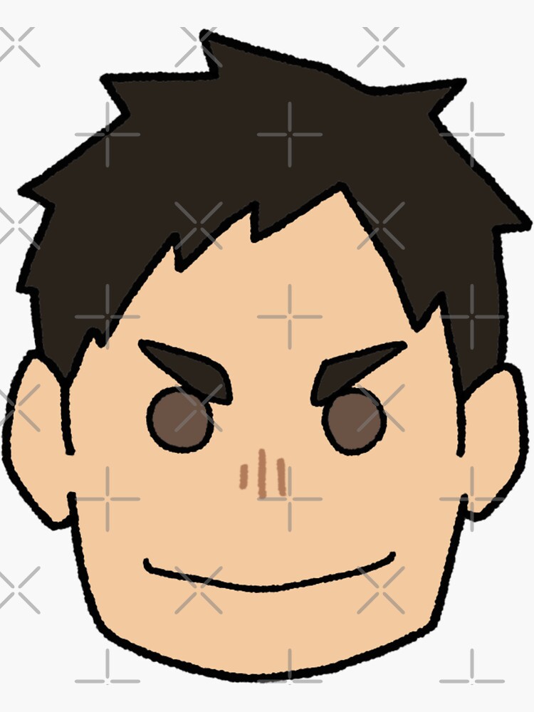 "Cute Daichi Haikyuu" Sticker for Sale by tischmeyourways | Redbubble