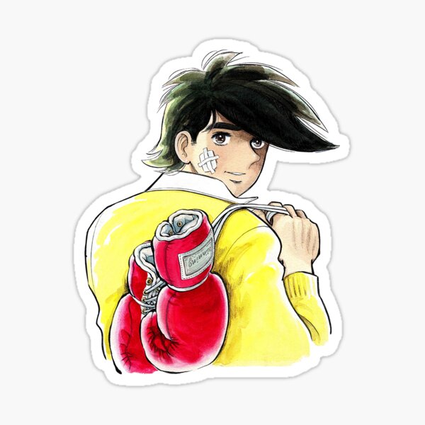 "Ashita no Joe" Sticker for Sale by taroxstudio | Redbubble