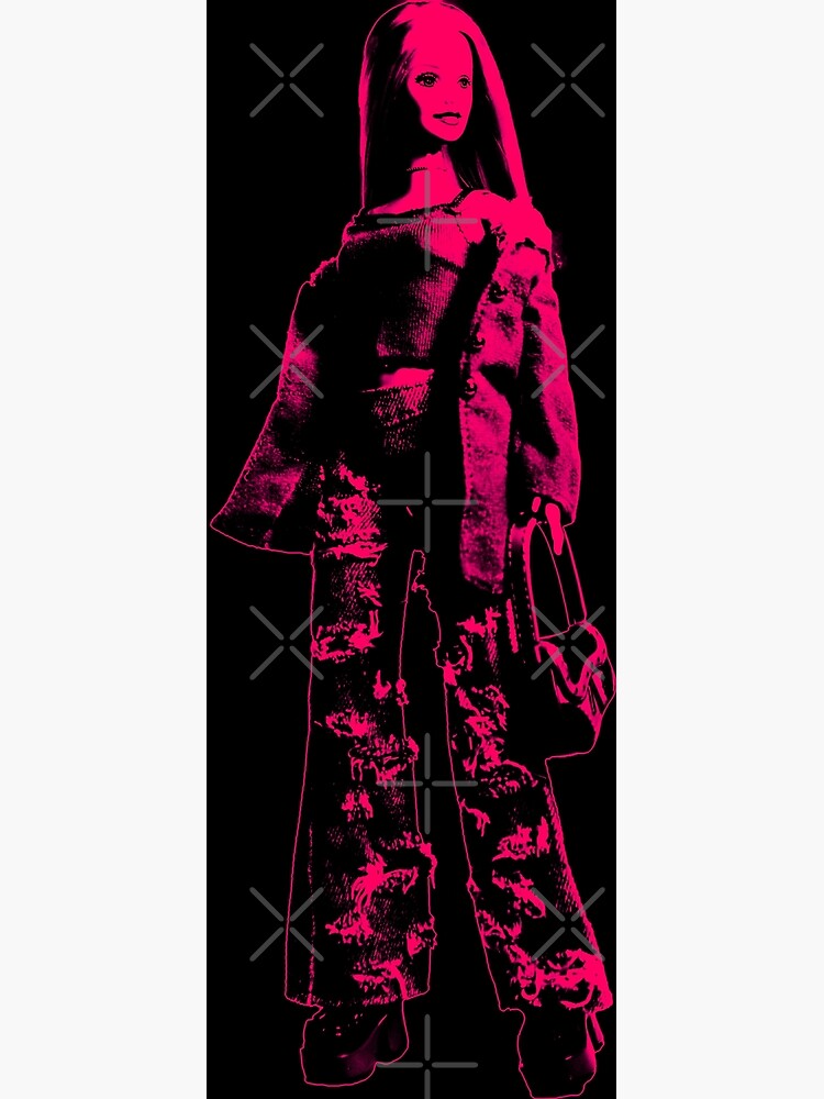"Think Pink! Y2K Barbie Doll" Poster for Sale by malinah | Redbubble