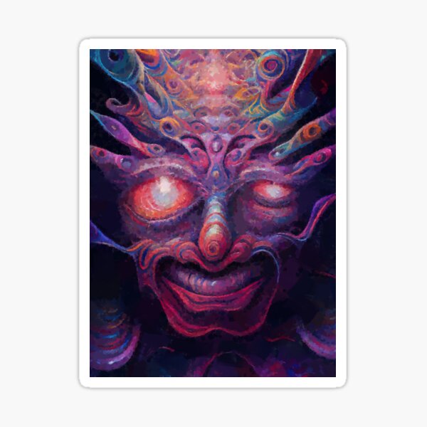 "Dmt entity" Sticker for Sale by emai-art | Redbubble