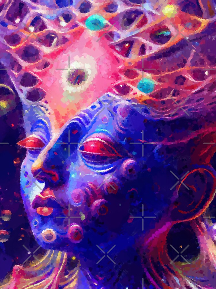 "Dmt entity" Sticker for Sale by emai-art | Redbubble