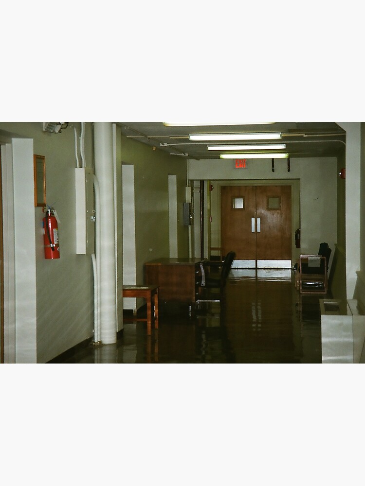 "Liminal office hallway" Sticker for Sale by HiCaliberHorror | Redbubble
