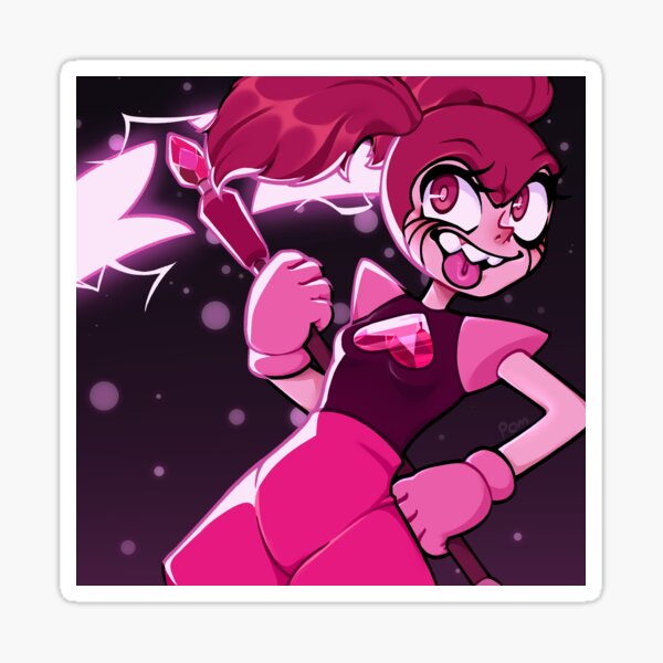 "Spinel Steven Universe Fanart" Sticker for Sale by PomPomAmy | Redbubble