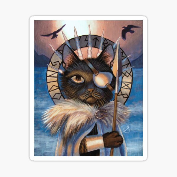"Odin" Sticker for Sale by brutalsun | Redbubble