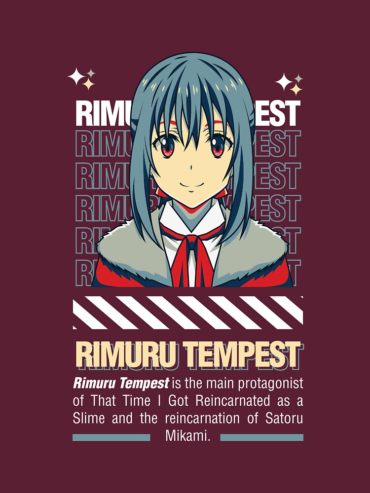 "Street Wear Tensura: Rimuru Tempest Teacher - True demon Lord" T-shirt ...