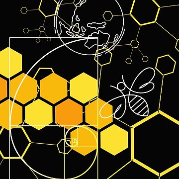 "Fibonacci Bees" Journal for Sale by HoneyBeeHives | Redbubble