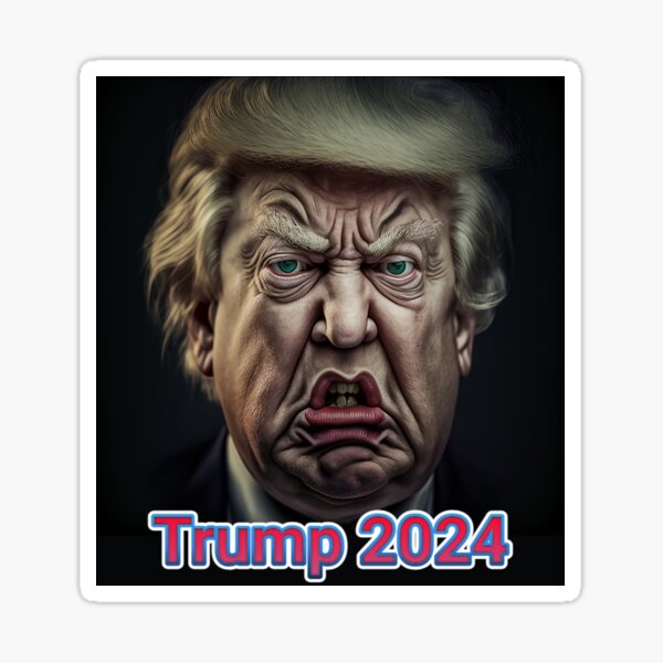 "The Trumpster Fire 2024" Sticker for Sale by AIArtsys | Redbubble
