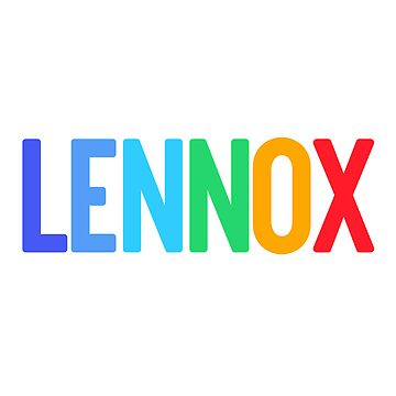 "Lennox Name" Sticker for Sale by A-Personalised | Redbubble