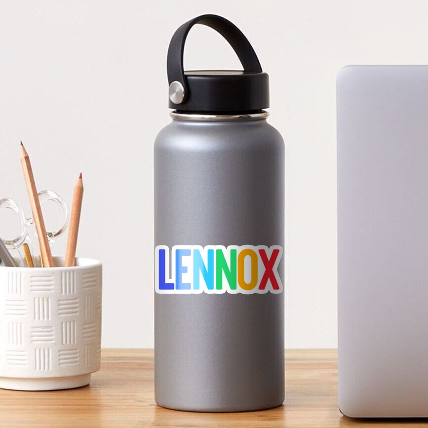"Lennox Name" Sticker for Sale by A-Personalised | Redbubble