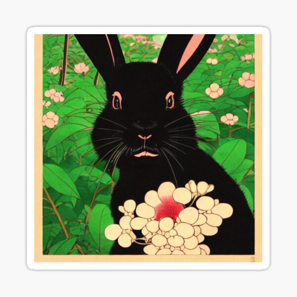 "Cottagecore Mushrooms Fluffy Rabbit Loves Vintage Nature Vegan Bun ...