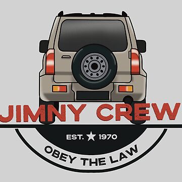 "Suzuki Jimny Gen 3 (Beige) Jimny Crew" Sticker for Sale by ...