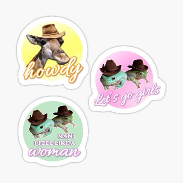 "yeehaw pack" Sticker for Sale by shoobot | Redbubble