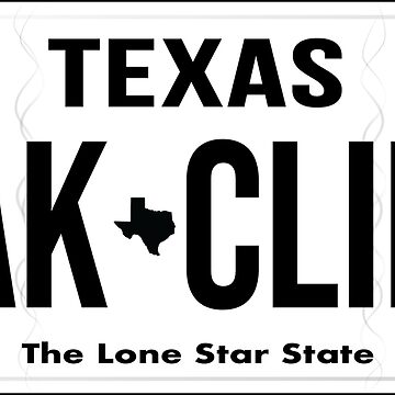"Oak Cliff Texas" Sticker for Sale by cristinacandido | Redbubble