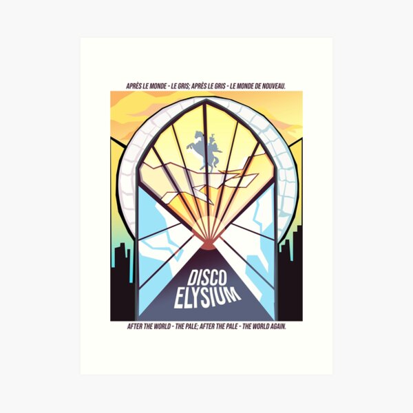 "disco elysium - martinaise" Art Print for Sale by beatpoetry | Redbubble