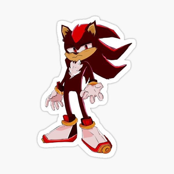 "shadow the hedgehog" Sticker for Sale by yetimilk | Redbubble