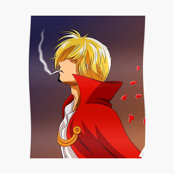 "One Piece Sanji" Poster for Sale by Artsbykk | Redbubble