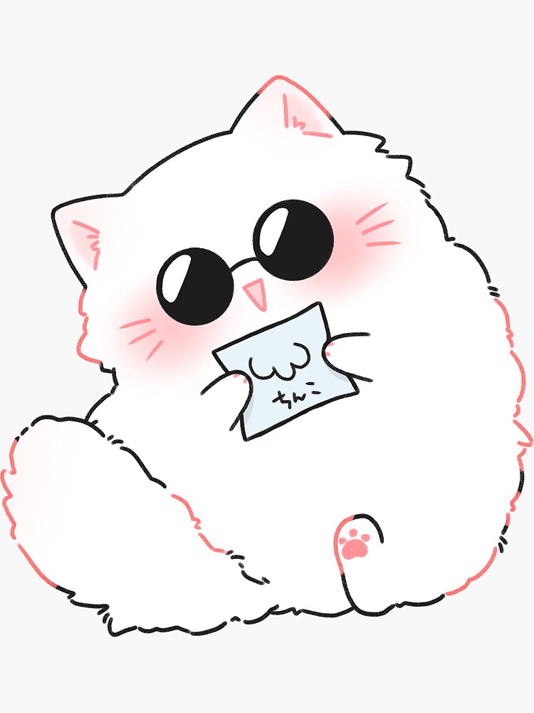 "gojo cat" Sticker by terunoshita | Redbubble