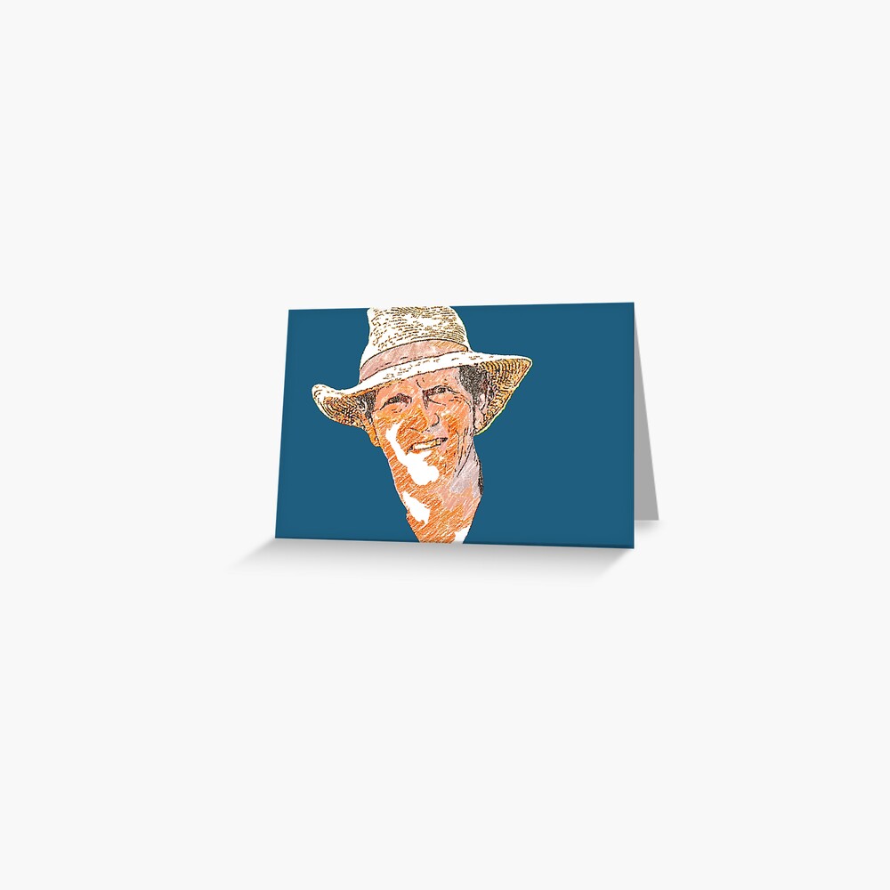 "Artwork of Monty Don Art Drawing " Greeting Card for Sale by artofrobbii | Redbubble