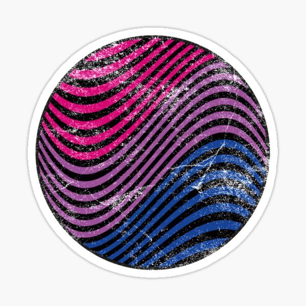 "bisexual planet " Sticker for Sale by MtDesign0201 | Redbubble
