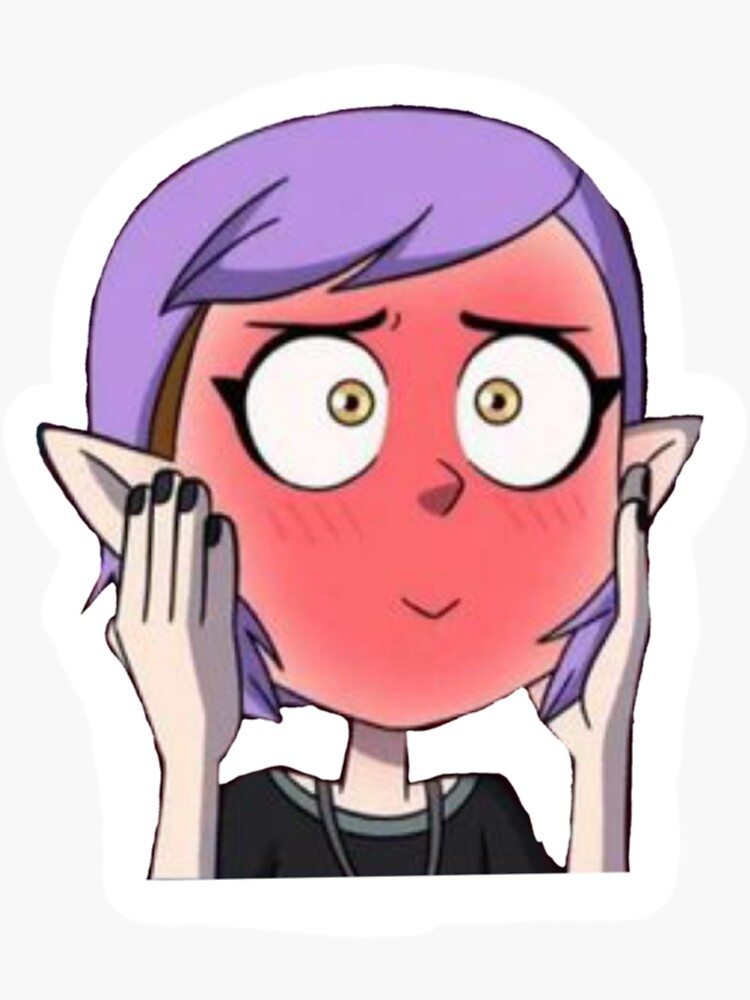 "Blushing Amity " Sticker for Sale by MtDesign0201 | Redbubble