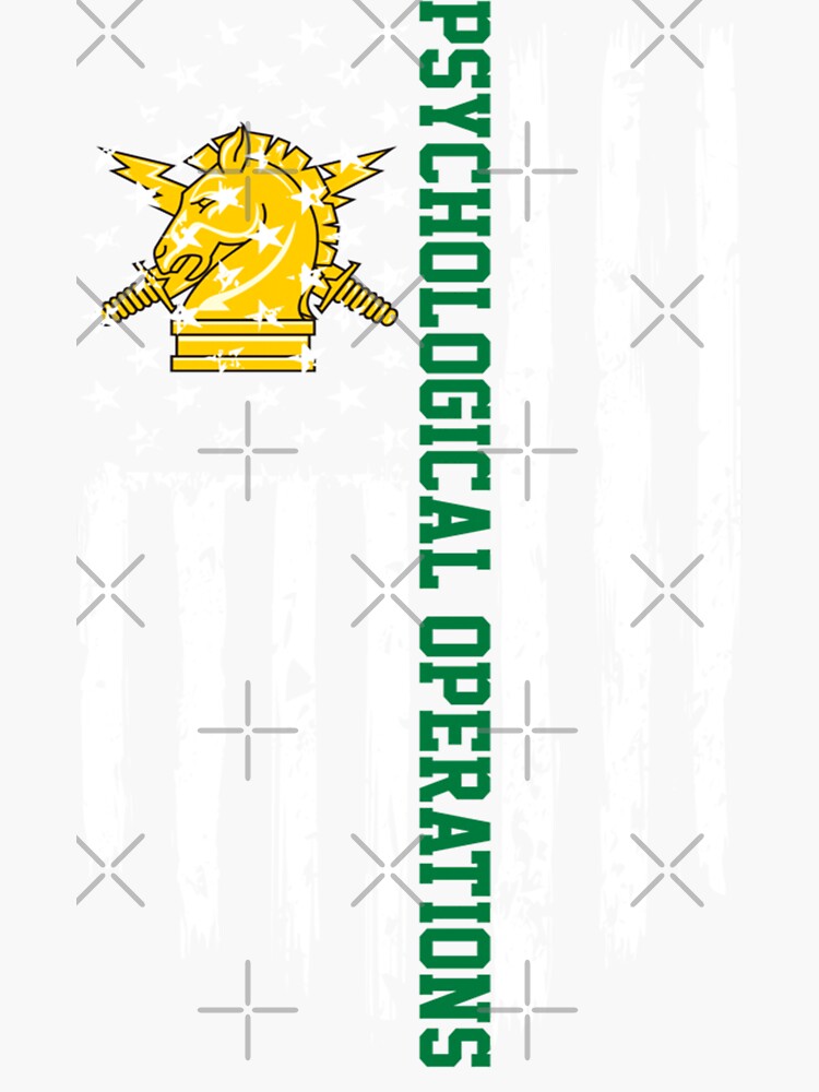 "Army Psychological Operations Psyop American Flag" Sticker for Sale by ...