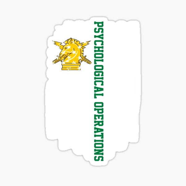 "Army Psychological Operations Psyop American Flag" Sticker for Sale by ...