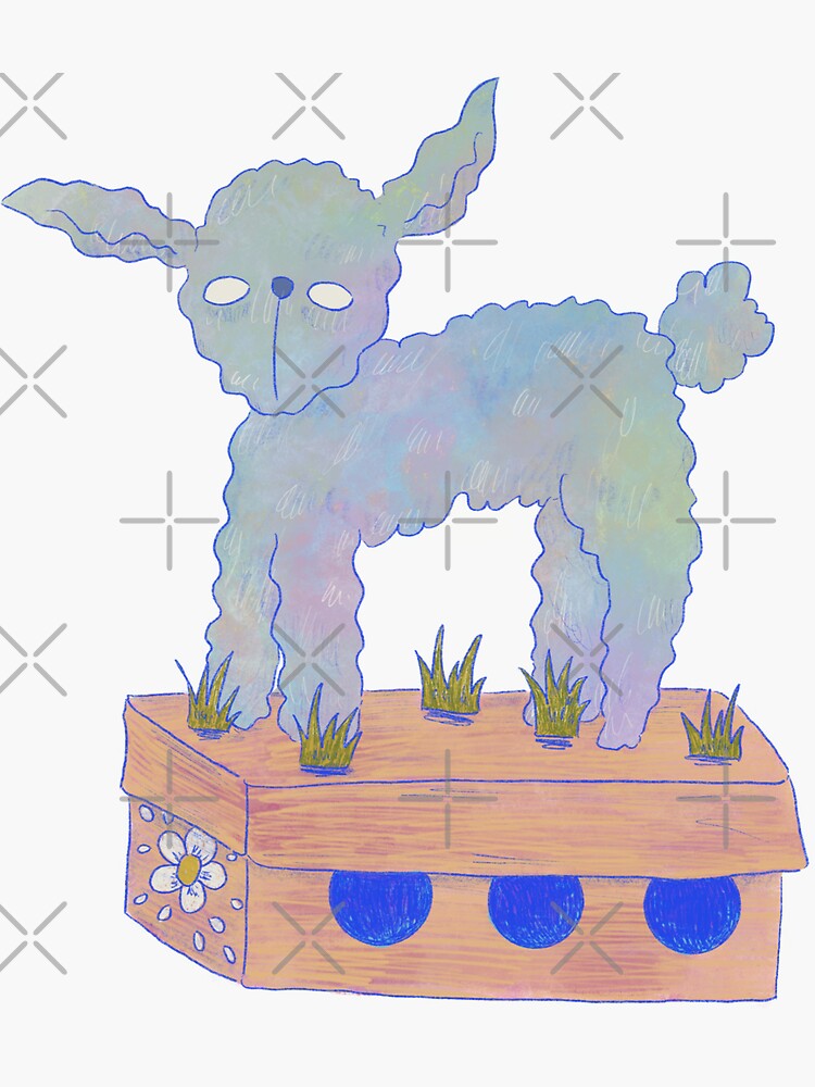 "le petit prince sheep and box" Sticker for Sale by lehlehcar | Redbubble