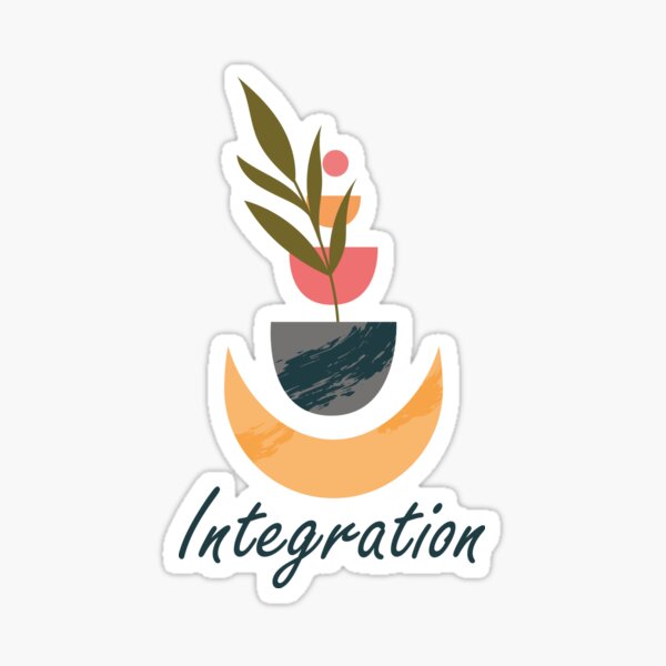 "Integration Bohemian Art, inspirational meanings" Sticker for Sale by ...