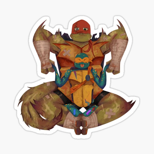 "Raph and Mikey ROTTMNT" Sticker for Sale by Fruity-frog-kid | Redbubble