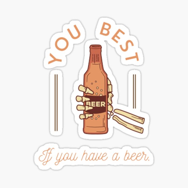 "Beer Love Essential" Sticker for Sale by Rarriart | Redbubble