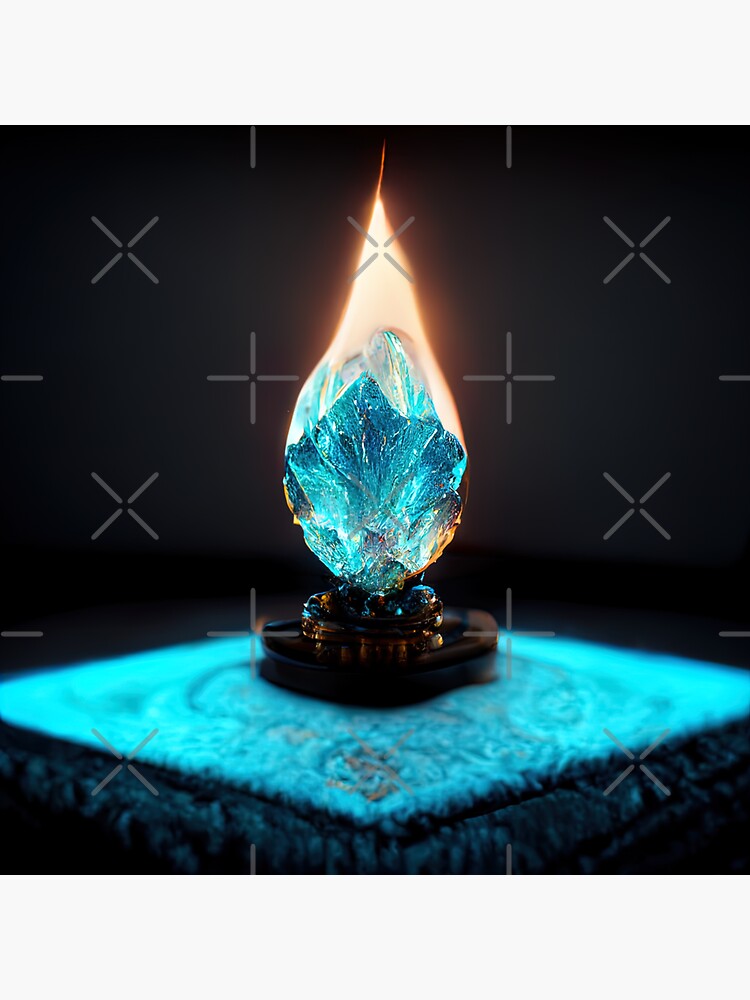 "Blue Crystal" Sticker for Sale by A-Artistries | Redbubble