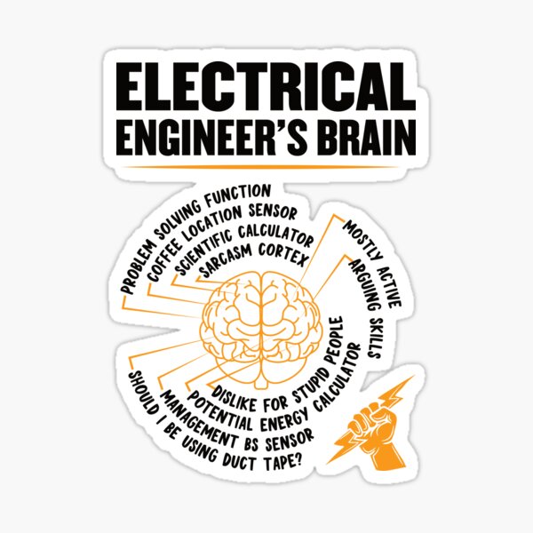 "Electrical Engineer's Brain Electrical Engineering Funny Electrical ...
