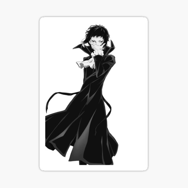 "Akutagawa 芥川 | Bungou Stray Dogs" Sticker for Sale by B-love | Redbubble