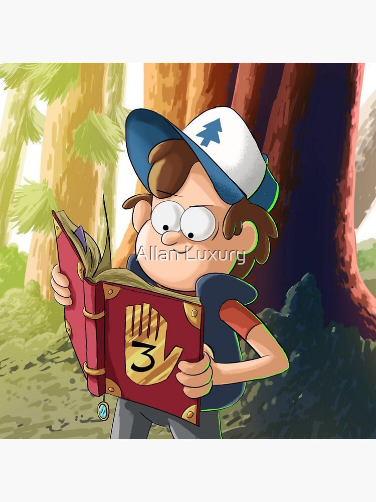 "gravity falls dipper " Sticker for Sale by Allanluxury | Redbubble